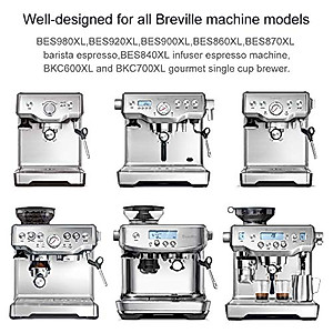 Possiave 12-Pack Charcoal Water Filters Compatible with Breville BWF100 Machines, Breville Espresso Machine Water Filter Replacements