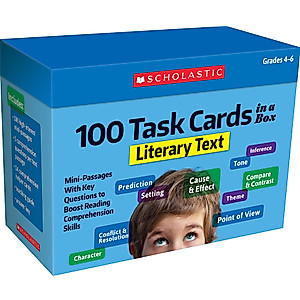 Scholastic 100 Task Cards in a Box: Literary Text