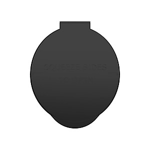 Dragon Chewer 116mm CR Plastic Packaging Pop Top Tubes - Child Resistant Travel Holder Vial Containers - 500 qty (Black)