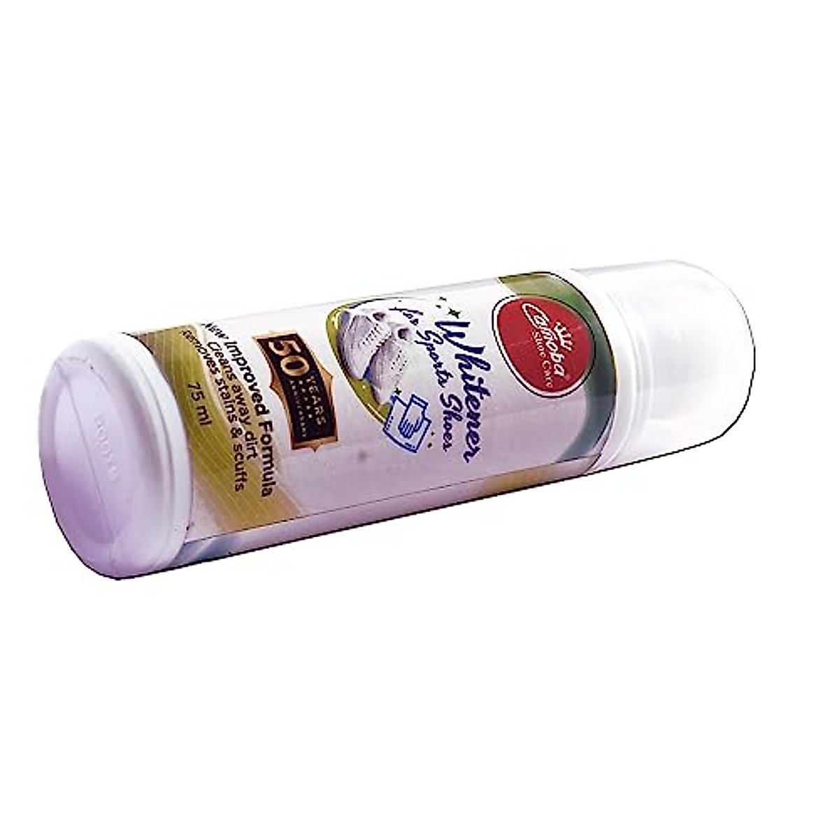 ZIG ZAG Instant Shoe Whitner for Sport Shoes,Sneakers and more Includes Sponge Applicator Easy-to-use Lid Brush Whitener Pack of 3