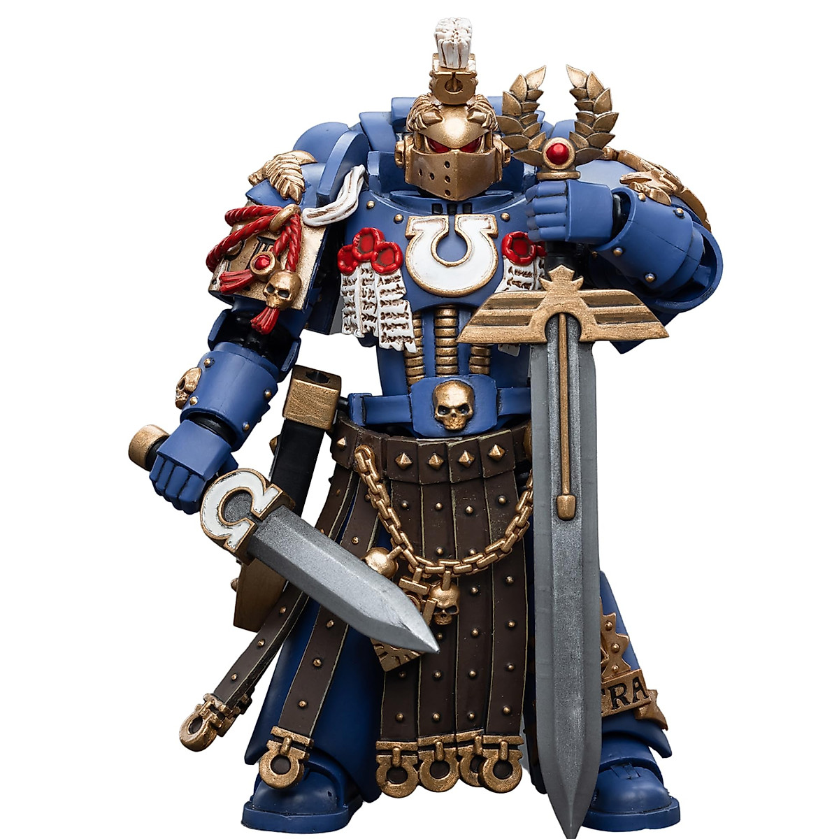 JOYTOY Warhammer 40,000 1/18 Action Figure Ultramarines Honour Guard Chapter Champion Collection Model Figures (4.88inch)