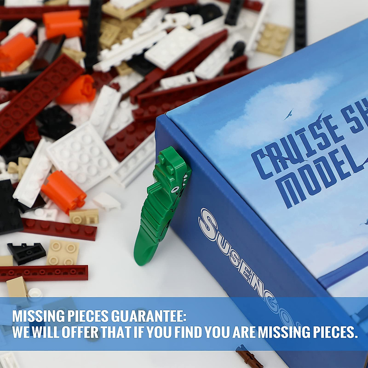 SuSenGo Building Block Kit for Titanic-481pcs Bricks Toy Building Sets for Adults Kids Educational Toys