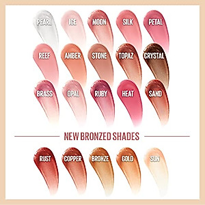 Maybelline Lifter Gloss, Hydrating Lip Gloss with Hyaluronic Acid, High Shine for Plumper Looking Lips, Petal, Warm Pink Neutral, 0.18 Ounce