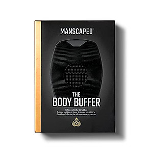 MANSCAPED® The Body Buffer Premium Silicone Scrubber for Nourishing, Cleaning & Exfoliating Your Skin - Lather Boosting Bristles with Ergonomic No-Slip Handle, Long-Lasting & Easy to Clean (1-Pack)