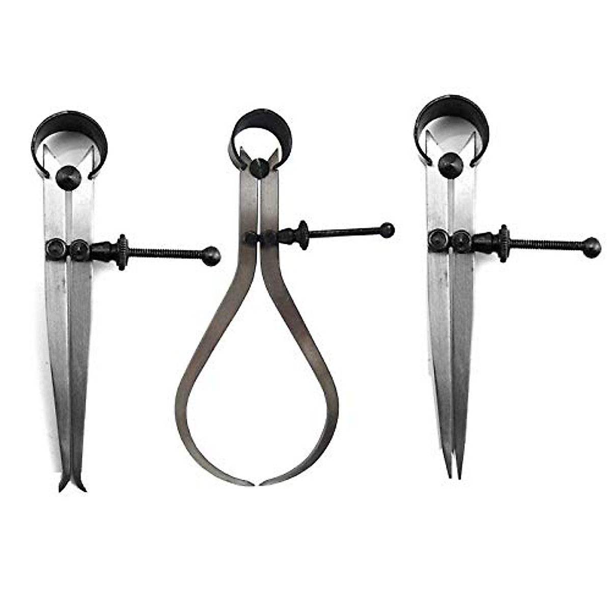 New Spring Caliper 4" / 100mm - 3 Piece Set Inside Outside Divider