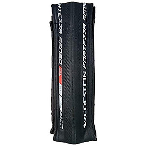 Vredestein Fortezza Senso Xtreme Unisex Adult Bicycle Tyre, Black