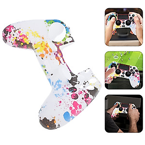 SOLUSTRE Handle Cover Gamepad Skin Case Gamepad Protector Cover Controller Cover Gamepad Case Controller Skin Protector Protective Silicone Case Protection Cap Drone