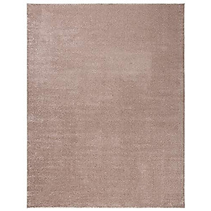 SAFAVIEH Plain and Solid Collection 5'5" x 7'7" Taupe PNS320 Non-Shedding Living Room Bedroom Dining Home Office Area Rug