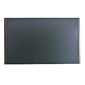 Christopher Knight Home Peninah Mid-Century Rubberwood Writing Desk, Charcoal Grey / Medium Brown