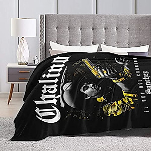 Jenniarner Flannel Plush Nice Throw Blanket, Mexican Chalino Singer Compose SáNchez Throw for Fall Chair, Ultra Cozy and Large Wrinkle-Resistant 50"x40"