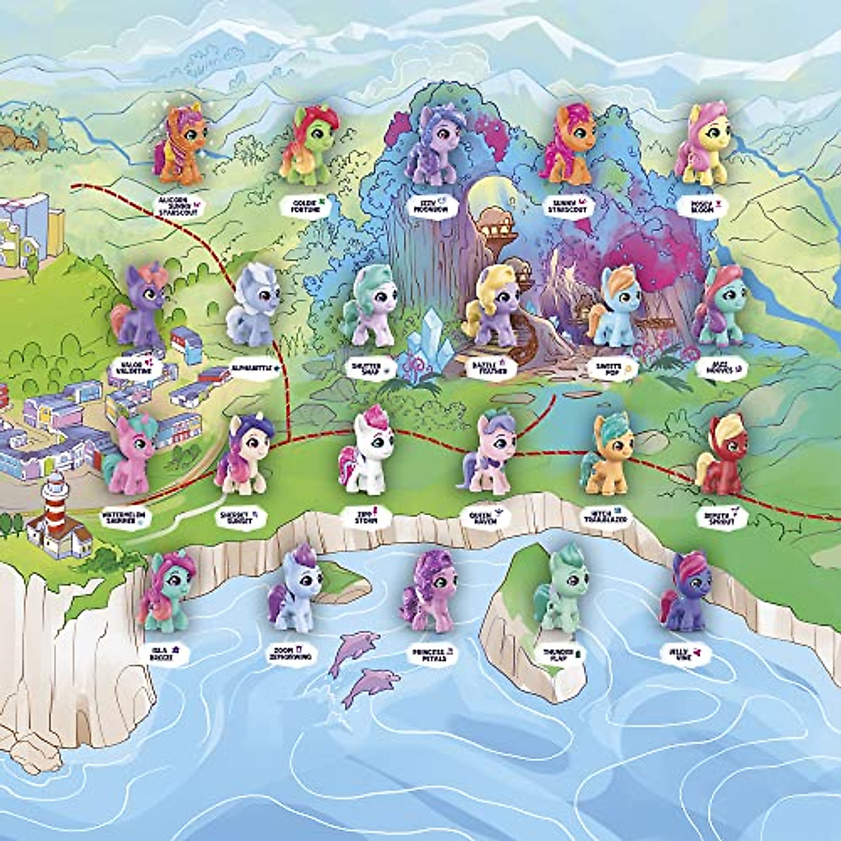 My Little Pony Mini World Magic Meet The Minis Collection Set with 22 Figures, for Kids Ages 5 and Up (Amazon Exclusive)