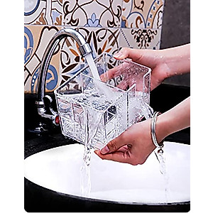 ZHXR Qtip Cotton Pad Holder Dispenser Cotton Ball and Swab Storage with Lid, Clear Acrylic Organizer for Bathroom and Cosmetic Storage