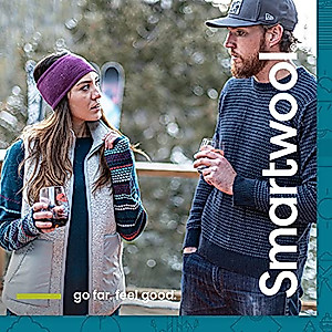 Smartwool Women's Classic Thermal Merino Wool Base Layer Crew (Slim Fit), Copper Heather, Large