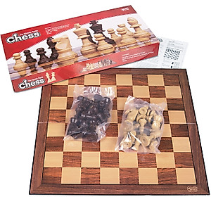 Crazy Games Plastic Chess Set: Premium Quality, Foldable Board with Staunton Pieces - Perfect for Travel, Kids and Adults, Suitable for Indoor & Outdoor Portable Ajedrez