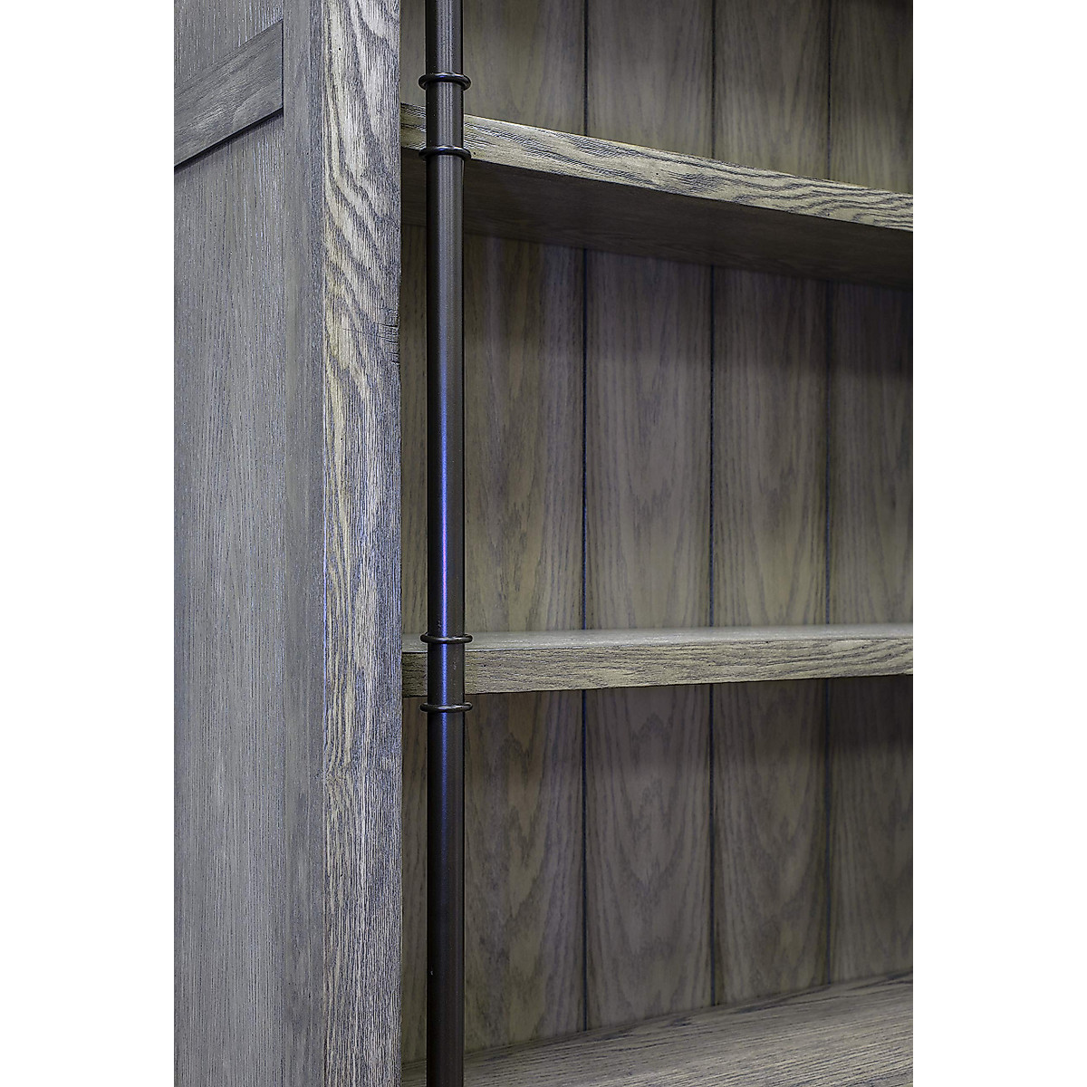 Martin Furniture Avondale 3 Bookcase Wall Gray
