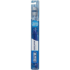 Oral B Indicator Toothbrush, Soft Compact Head (colors may vary)