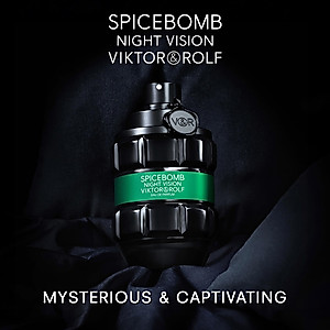 Viktor&Rolf - Spicebomb Nightvision Eau de Parfum - Woody & Spicy - Cologne for Men - With Notes of Incesne & Clove