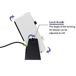 YUCHENGTECH Ionizing Air Blower ESD Ionizer Fan Static Eliminator Fan Desktop Anti Static Ionizer Fan Electrostatic Discharge Fan 110V