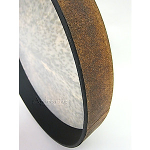 Remo Tar, Frame Drum, SKYNDEEP® Fixed Goat Stripe Brown Graphic, 22" x 3"