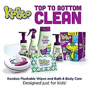 Kandoo Sensitive Flushable Wipes, 50 sheets, 3 count