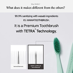 ROROBELL WAWA Toothbrush for Sensitive Teeth, Gums for Adults & Teens, Ultra-Soft, Deep Clean Toothbrush,BPA Free 6 Count