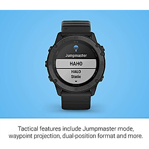 Wearable4U - Garmin tactix Delta, Premium GPS Smartwatch with Specialized Tactical Features, Designed to Meet Military Standards with Ultimate Power Pack Bundle (Black)
