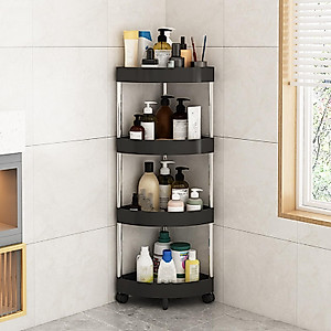 Corner Shelves, Corner Cabinet, Corner Shelf with Storage, Detachable Corner Shelf Stand, Wall Corner Shelf, Plant Stand for Bedroom, Bathroom, Kitchen Lightning Deals of Today Prime