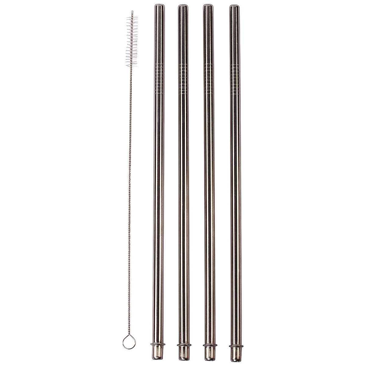 4 WIDE Stainless Steel Straws + Straw hole LID Extra LONG fits 30 oz Yeti Tumbler Rambler Cups - CocoStraw Brand Drinking Straw (4 WIDE straws + Straw Lid)