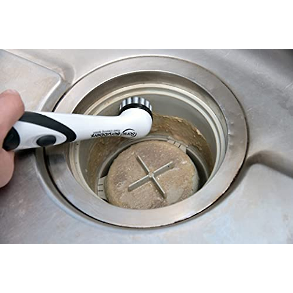 Japan International Commerce Electric Cleaning Brush, Super Sonic Scrubber Body Set