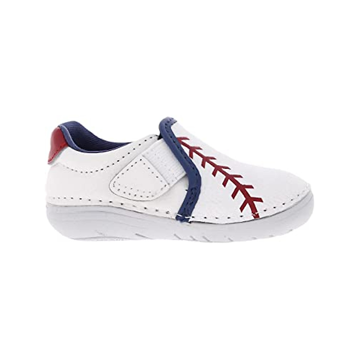 Stride Rite baby boys Sm Nettie Casual Shoe, Baseball, 3.5 Wide Infant US