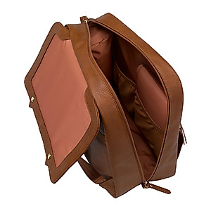 Petunia Pickle Bottom Meta Backpack | Baby Bag | Diaper Bag Backpack for Parents | Stylish Bag and Organizer | Comfortable, Spacious & Sleek Backpack for On The Go Parents | Toasted Marshmallow