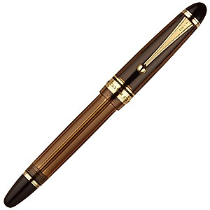 PILOT "CUSTOM 823 - Plunger Type/Transparent Brown (nib : Medium)