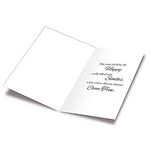 Birthday Card Sister-In-Law | Made in America | Eco-Friendly | Thick Card Stock with Premium Envelope 5in x 7.75in | Packaged in Protective Mailer | Prime Greetings