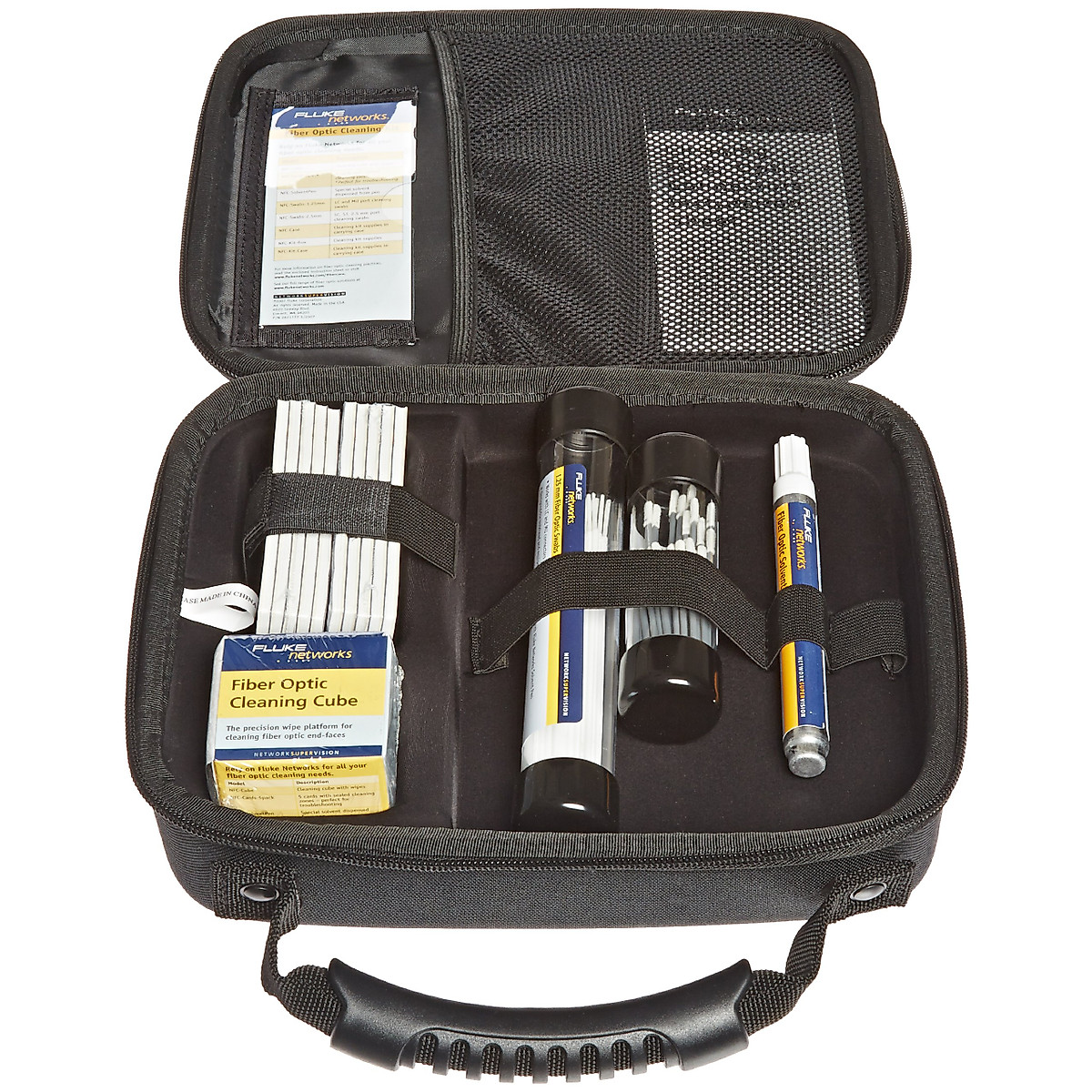 Fluke Networks NFC-KIT-CASE Fiber Optic Cleaning Kit with Case