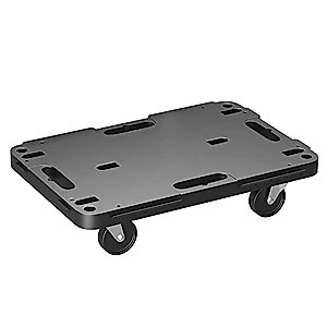 Goplus Moving Dolly, Heavy Duty Furniture Rolling Mover with 4 Wheels for Piano Heavy Items Appliance, Interlocking System, 500 lbs Weight Capacity, 23” x 15” (L x W) (1)
