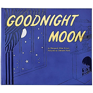 Graphic Image Goodnight Moon Classic Book Handbound Genuine Calfskin Luxury Leather