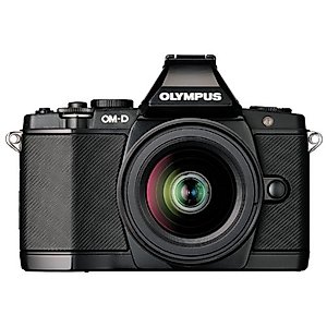 Olympus OM-D E-M5 16MP Live MOS Mirrorless Digital Camera with 3.0-Inch Tilting OLED Touchscreen and 12-50mm Lens (Black) (Discontinued by Manufacturer)