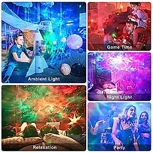 Star Projector Galaxy Light, Astronaut Night Light for Kids, Nebula Sky Starry Projector Light, Bedroom Decor Ceiling LED Lamp with Remote for Kids Adults Room/Birthday/Party/Decoration