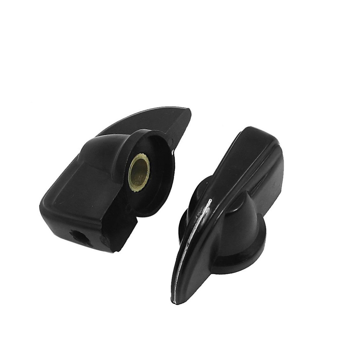 LUOYIMAO 10 Pack Potentiometer Knobs: Black Chickenhead with Set Screw K7-2