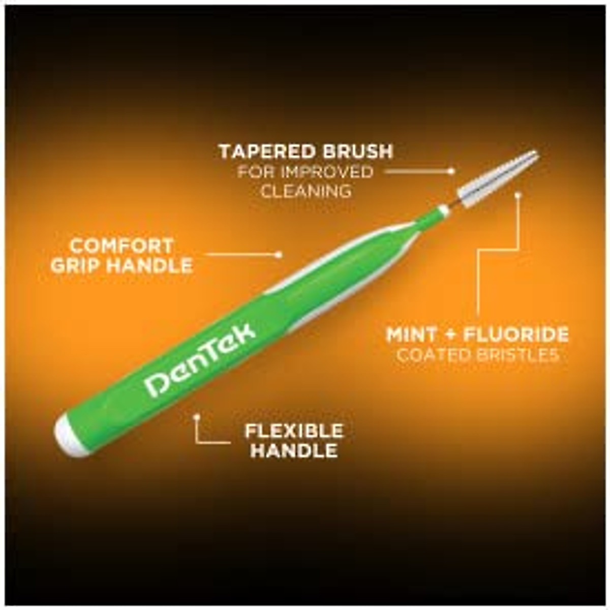 DenTek Easy Brush Plaque Control Interdental Cleaners, Tight, 16 Count (Pack of 2)