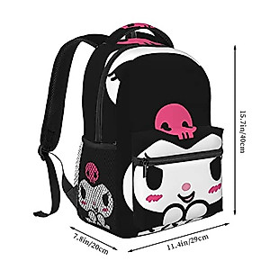 Cartoon Cat Backpack Large Capacity Laptop Bag Casual Travel Daypack