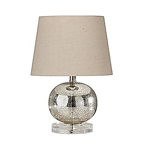 Adesso Simplee Globe Table Lamp Brushed Steel