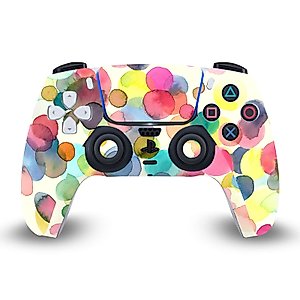 Head Case Designs Officially Licensed Ninola Dots Art Mix Vinyl Faceplate Sticker Gaming Skin Decal Cover Compatible With Sony PlayStation 5 PS5 DualSense Controller
