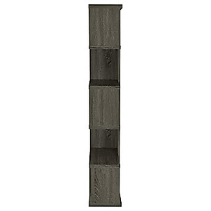 Coaster Home Furnishings Joey 5-Tier Bookcase Weathered Grey