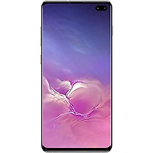 Samsung Galaxy S10+ Factory Unlocked Android Cell Phone | US Version | 512GB of Storage | Fingerprint ID and Facial Recognition | Long-Lasting Battery | Ceramic Black (SM-G975UCKEXAA)