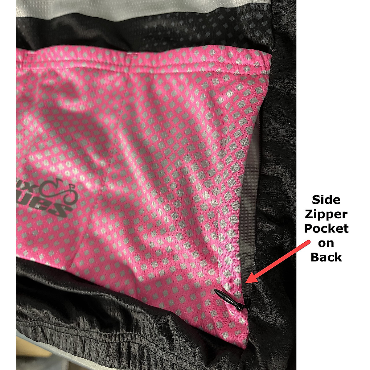 Deux Roues Premium Women's Cycling Jersey and Bib Tights Kit (Pink Jersey, X-Large)