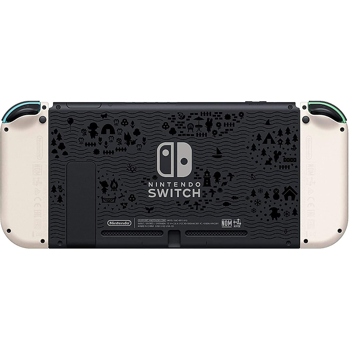 Newest Nintendo Switch Animal Crossing: New Horizons Edition 32GB Console - Pastel Green Blue Joy-Con - 6.2" Touchscreen Display, WiFi, Bluetooth + Hubxcel HDMI Accessories Holiday Bundle (Renewed)