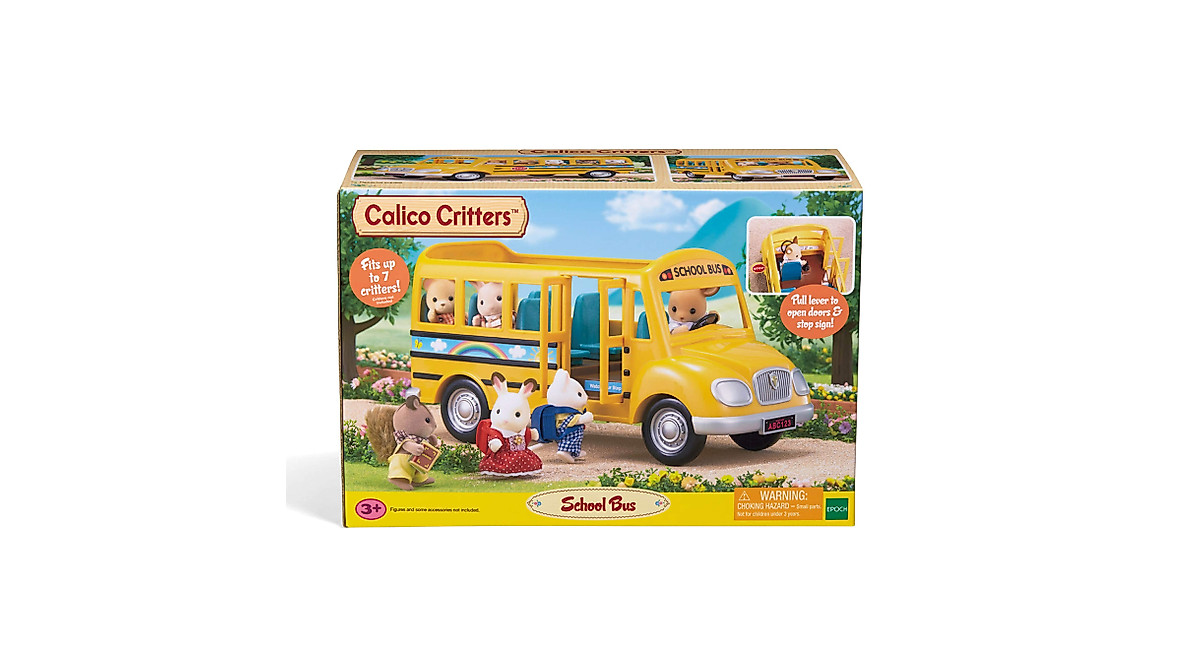 Calico Critters School Bus - Imaginary Fun Awaits