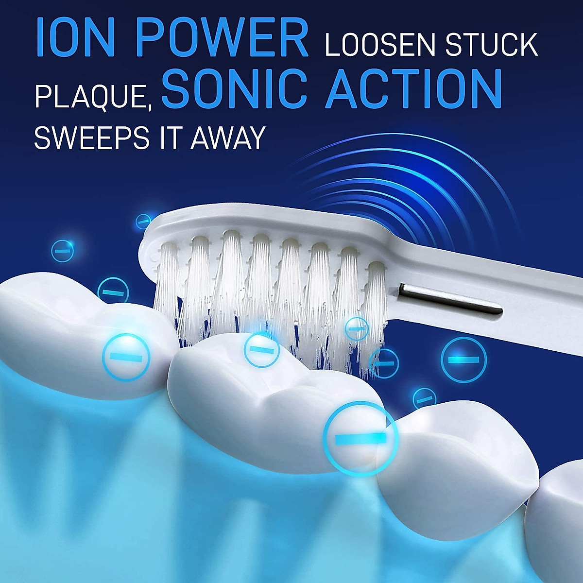 IONIC KISS IONPA DH Home Black Special Bundle Ionic Power Electric Toothbrush Black, 2×Regular, 2×Wide, 2×Compact Brush Heads, Made in Japan, DH-311 BK