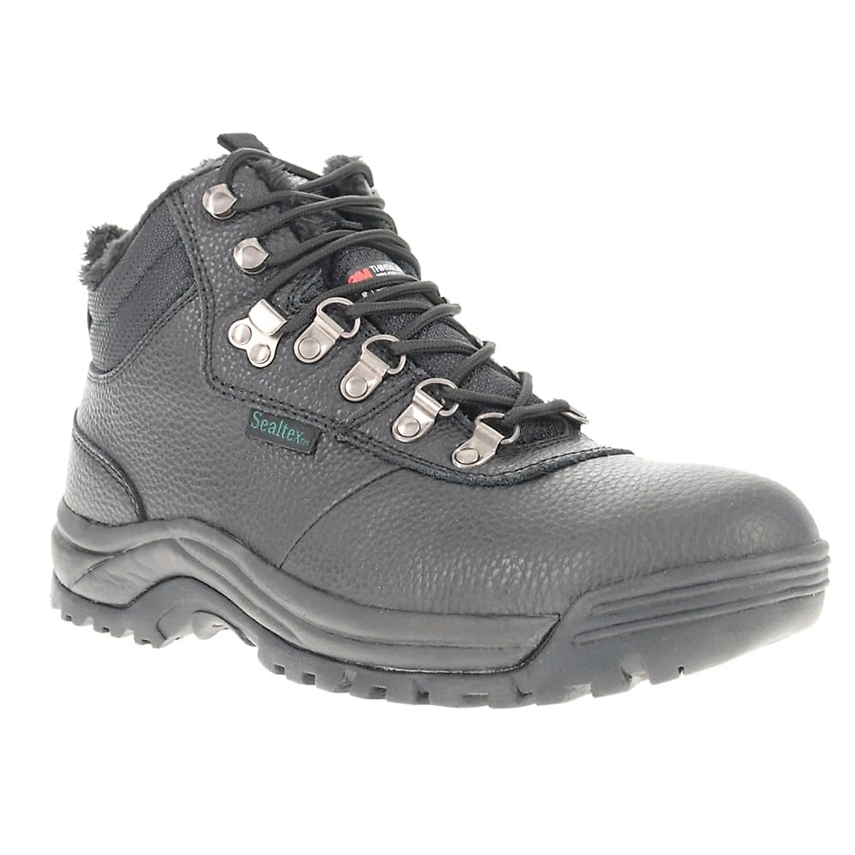 Propét Men's Cliff Walker North Waterproof Hiking Boots, Black, 13 X-Wide US